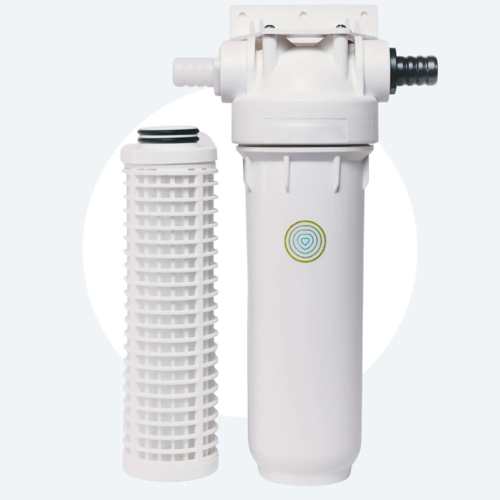 Microvezel filter: vermindert de uitstoot van microplastic door wasmachines